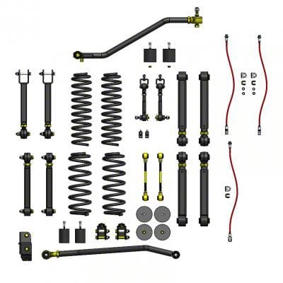 Jeep Wrangler 4-Inch Overland Plus Short Arm Suspension Lift Kit (97-06 ...