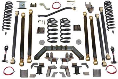 Jeep Wrangler 4-Inch Pro Series 3-Link Long Arm Suspension Lift Kit ...