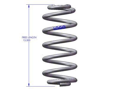 Clayton Off Road Jeep Wrangler 4-Inch Rear Lift Coil Springs COR ...