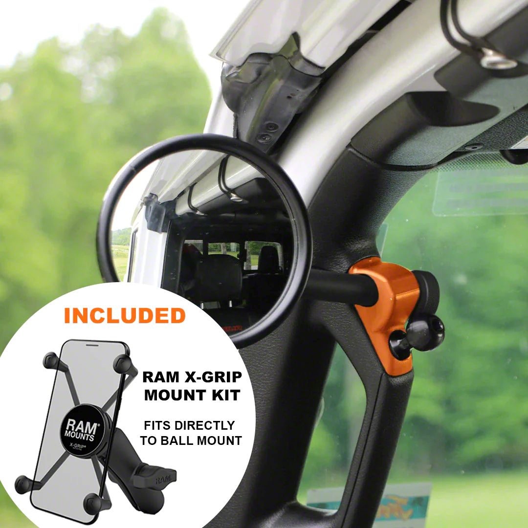 CMM Offroad Jeep Gladiator Universal Accessory Mount with 1-Inch Ball ...