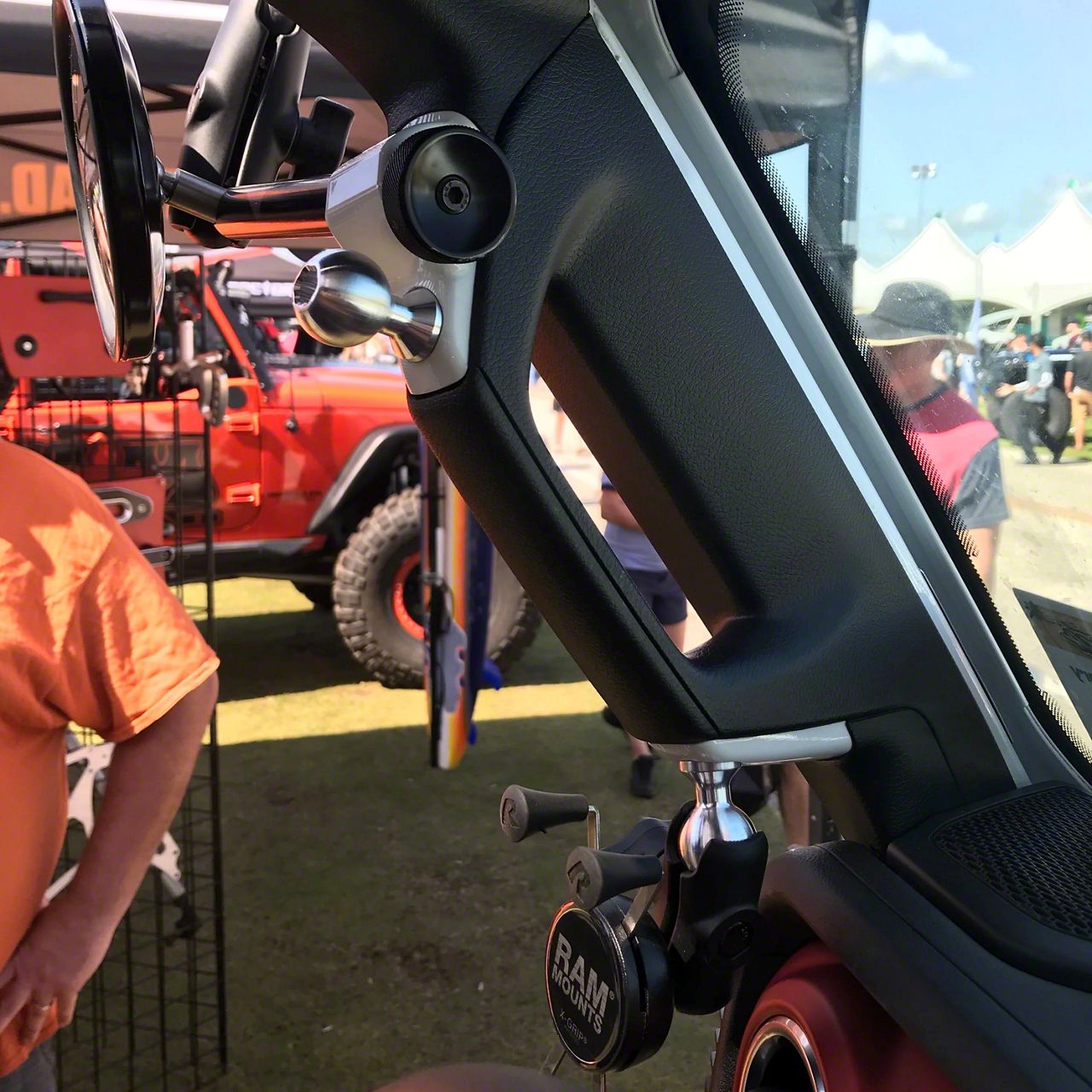 CMM Offroad Jeep Wrangler Front Loop Grab Handles; Yellow CMM20TJ-YL-L ...