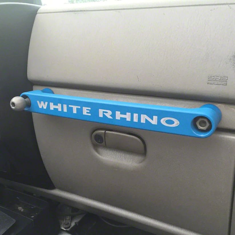 CMM Offroad Jeep Wrangler Grab Bar with 1-Inch Ball; Black CMM58TJ-1-BK ...