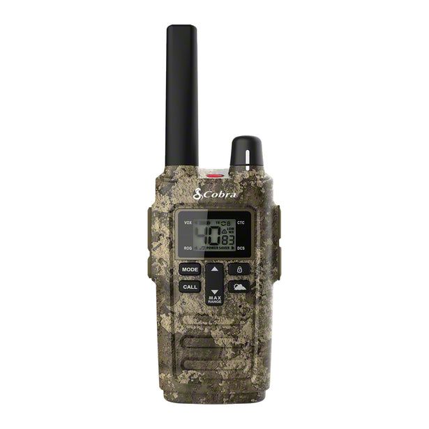 Cobra Tundra Weather-Resistant Walkie Talkies; TrueTimber Strata; 2 ...