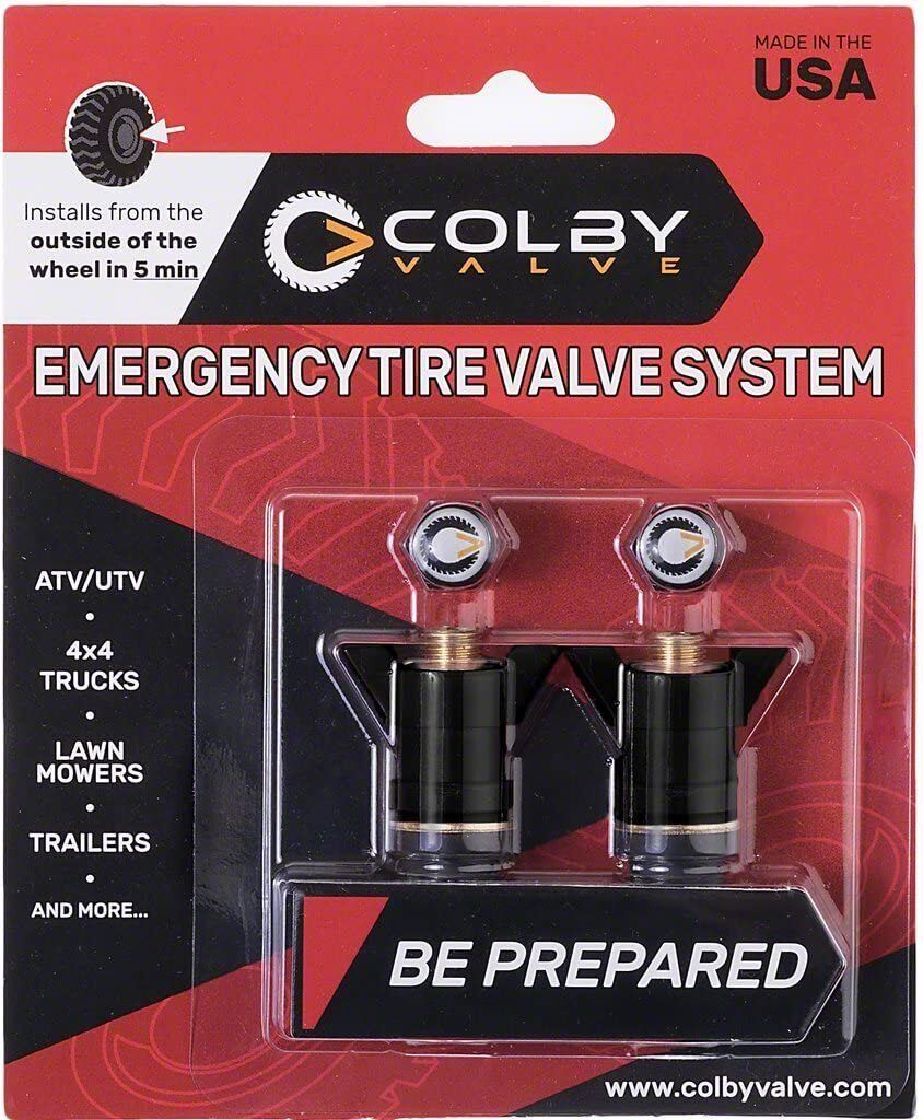 Colby Valve Frontier Emergency Tire Valves; Black 853604007001 ...