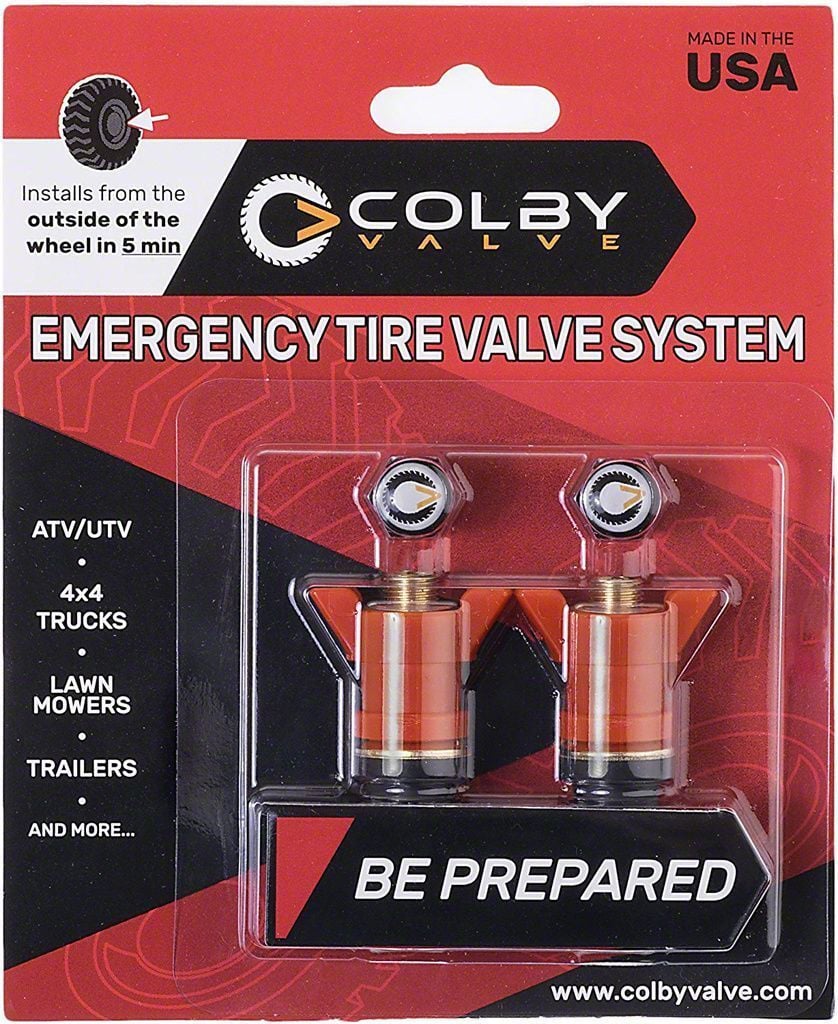 Colby Valve Frontier Emergency Tire Valves; Orange 853604007025 ...