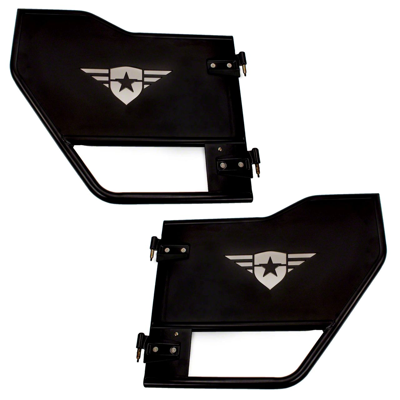 Combat Off Road Jeep Wrangler Mission Tube Doors; Rear 15-1049 (07-18 ...