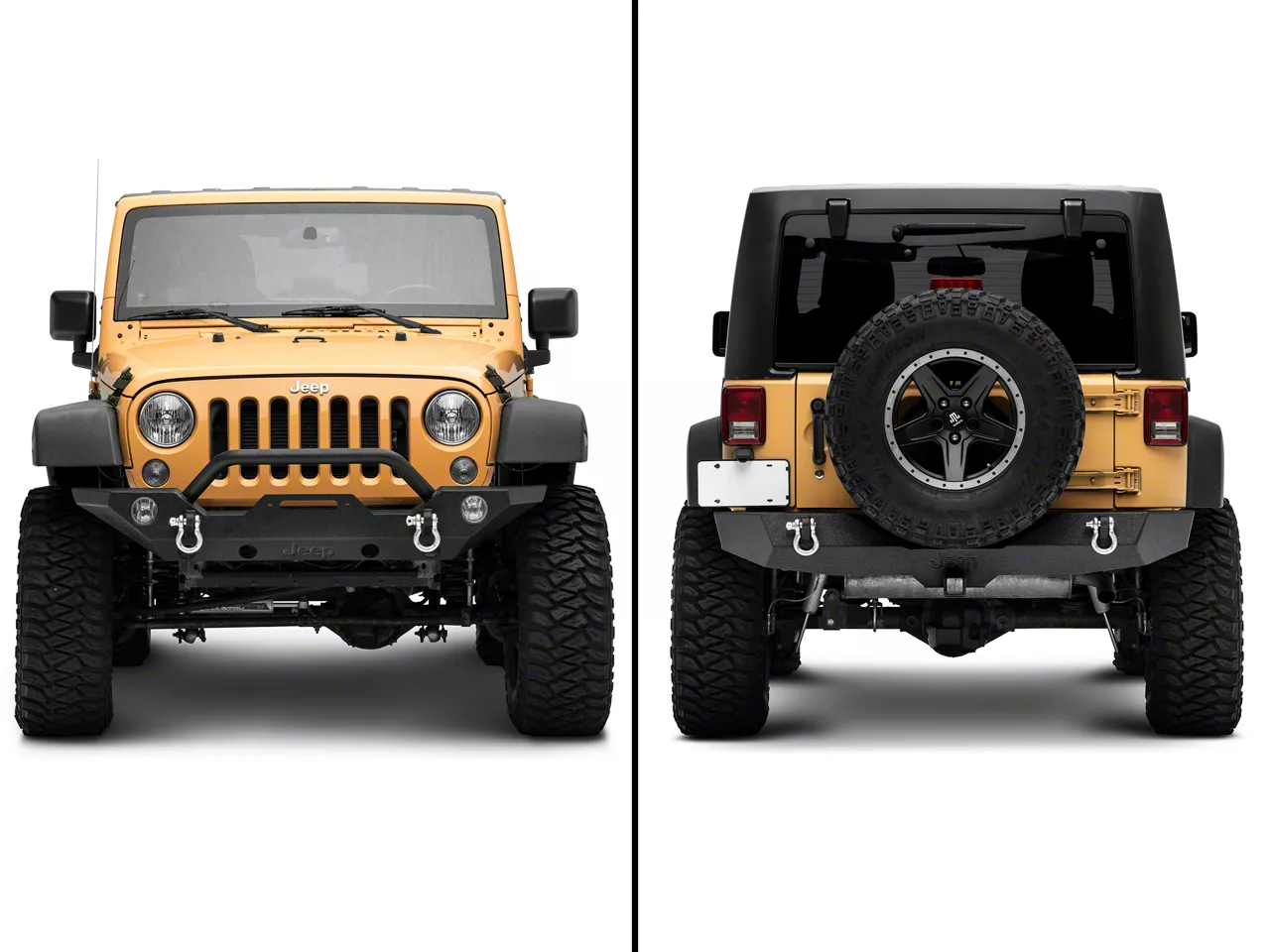 Jeep Licensed by RedRock Jeep Wrangler Trail Force HD Front and Rear ...