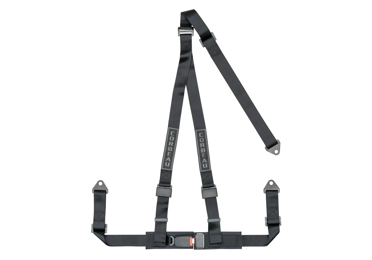 Corbeau Jeep Wrangler 2-Inch 3-Point Bolt-In Harness Belt Corbeau Jeep Wrangler 2-Inch 3-Point Bolt-In Harness Belt