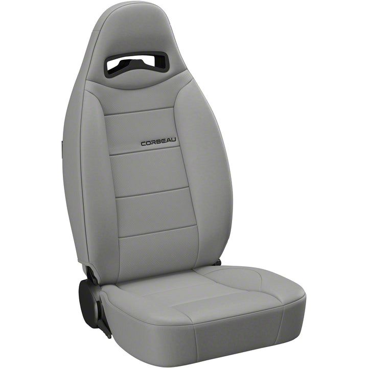 Corbeau Tacoma Moab Reclining Seats with Inflatable Lumbar; Gray Vinyl ...