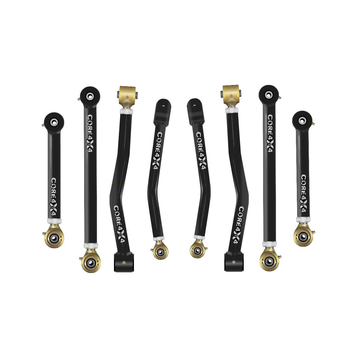 Core 4x4 Jeep Gladiator Adjustable Upper and Lower Control Arms; Tier 3 ...