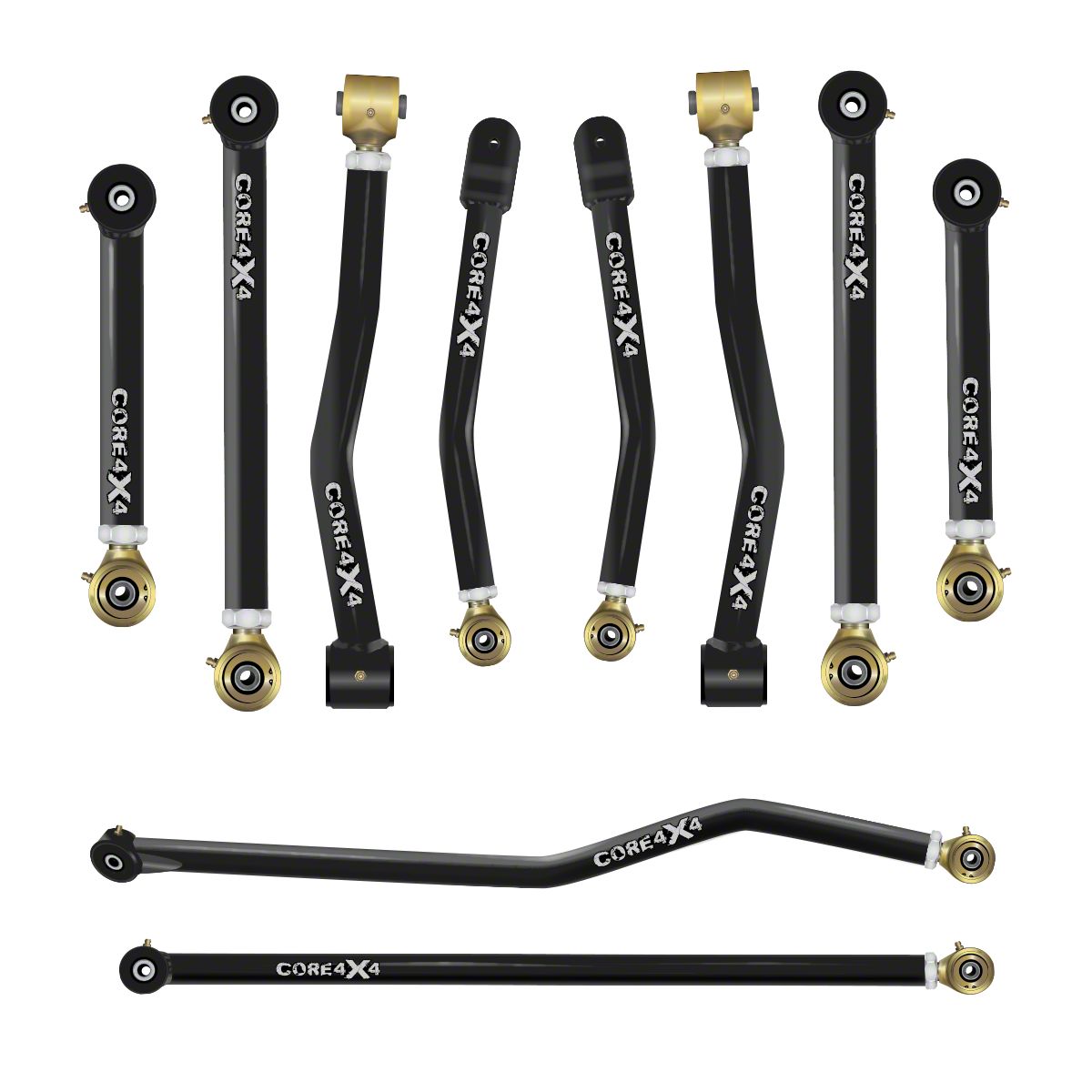 Core 4x4 Jeep Gladiator Camp Series Adjustable Upper and Lower Control ...