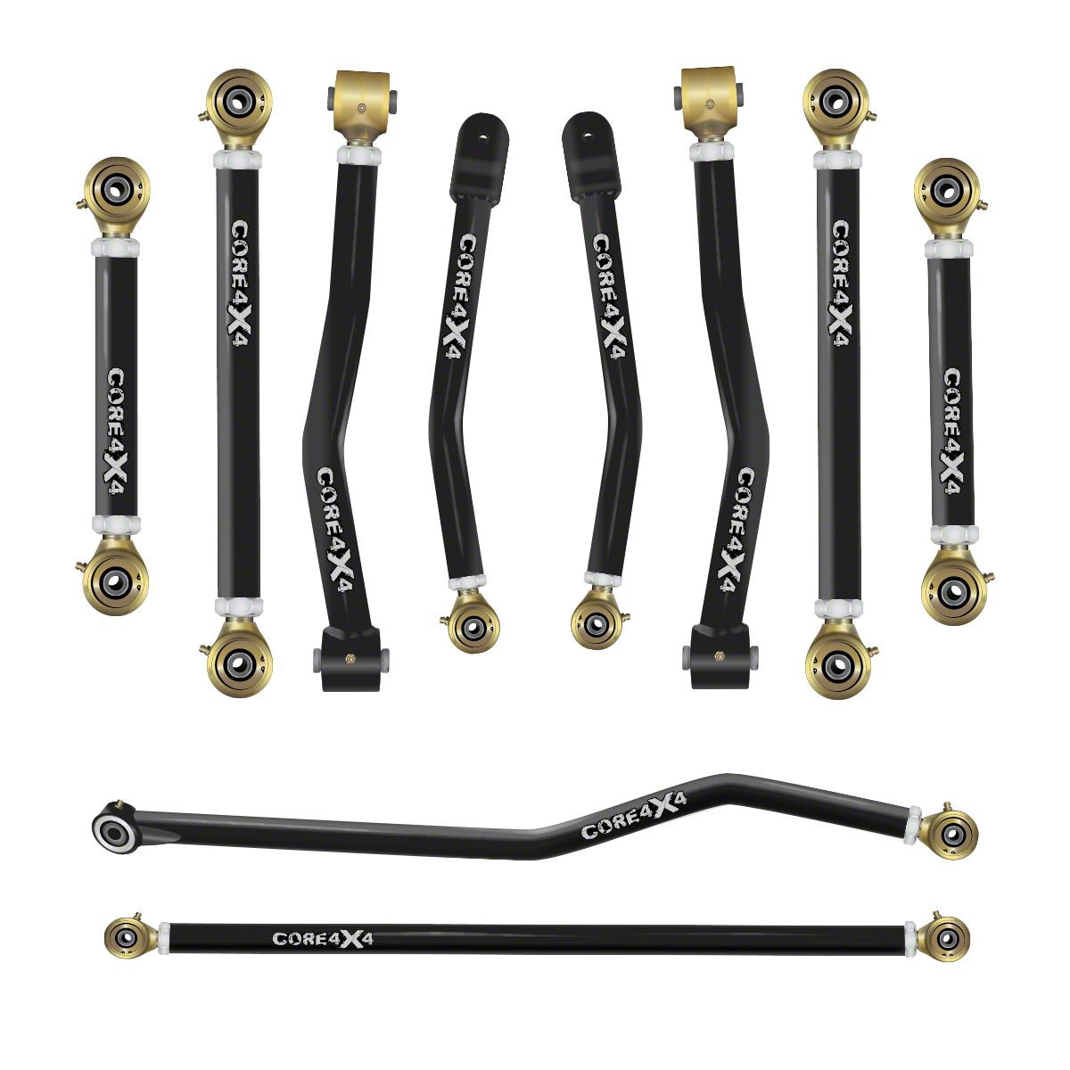 Core 4x4 Jeep Gladiator Crawl Series Adjustable Upper and Lower Control ...
