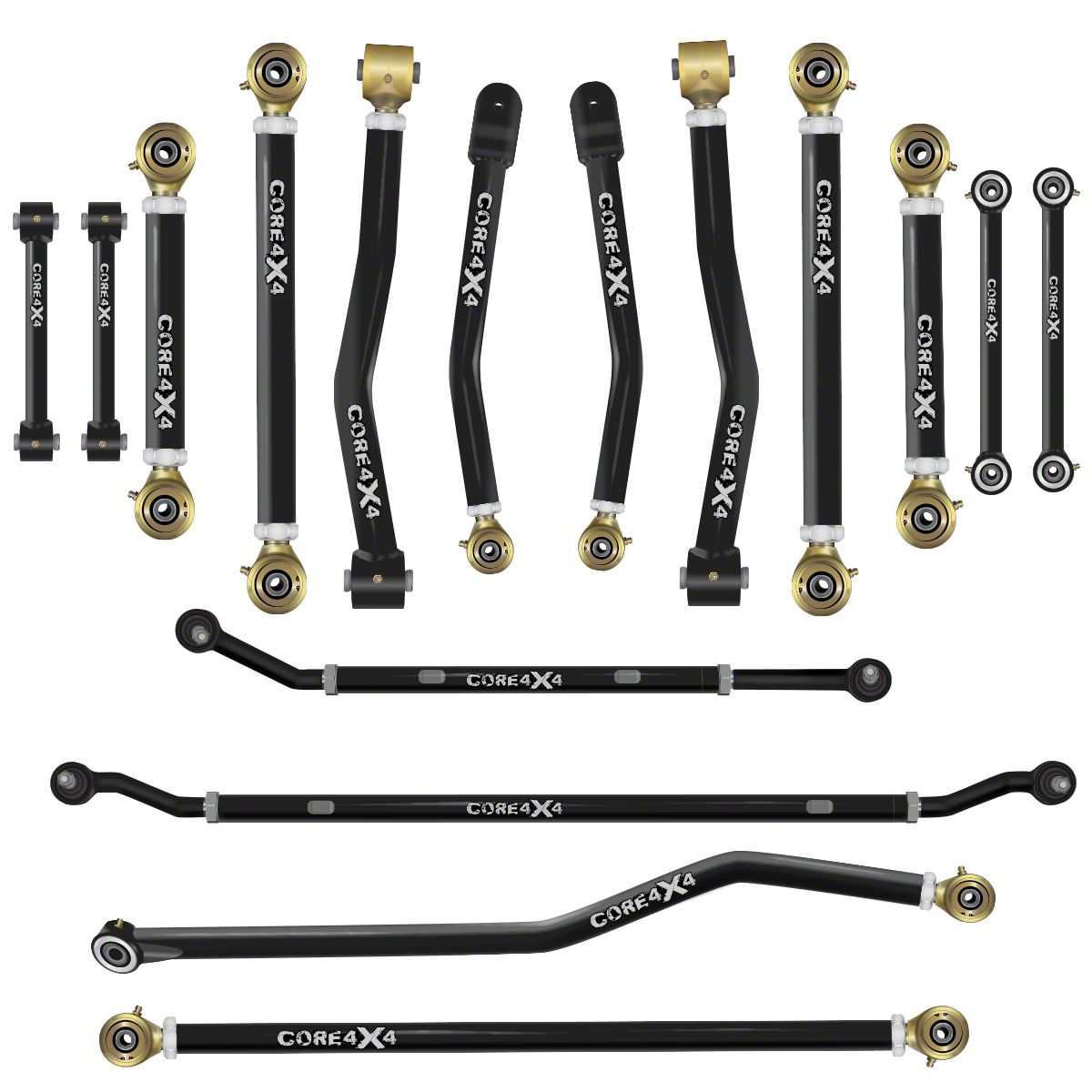 Core 4x4 Jeep Gladiator Crawl Series Adjustable Upper and Lower Control ...