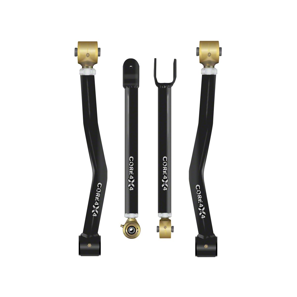 Core 4x4 Jeep Wrangler Adjustable Front Upper and Lower Control Arms ...