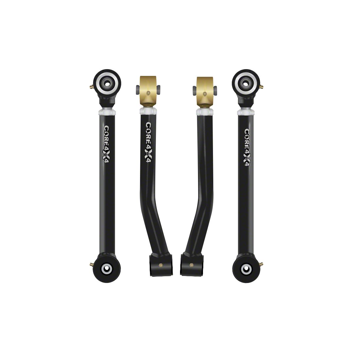 Core 4x4 Jeep Wrangler Adjustable Rear Upper Control Arms; Tier 2 T2-J ...