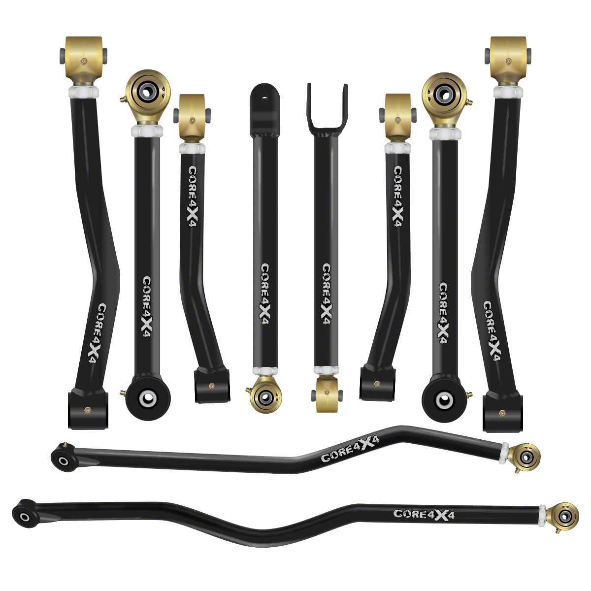 Core 4x4 Jeep Wrangler Camp Series Adjustable Upper and Lower Control ...