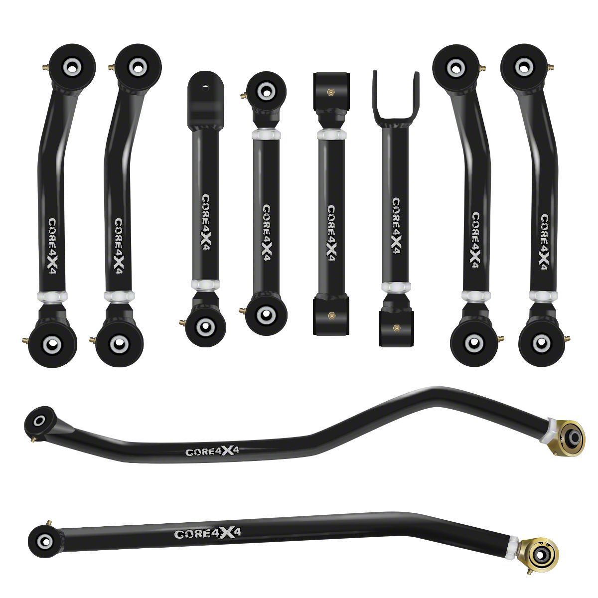 Core 4x4 Jeep Wrangler Cruise Series Adjustable Upper and Lower Control ...