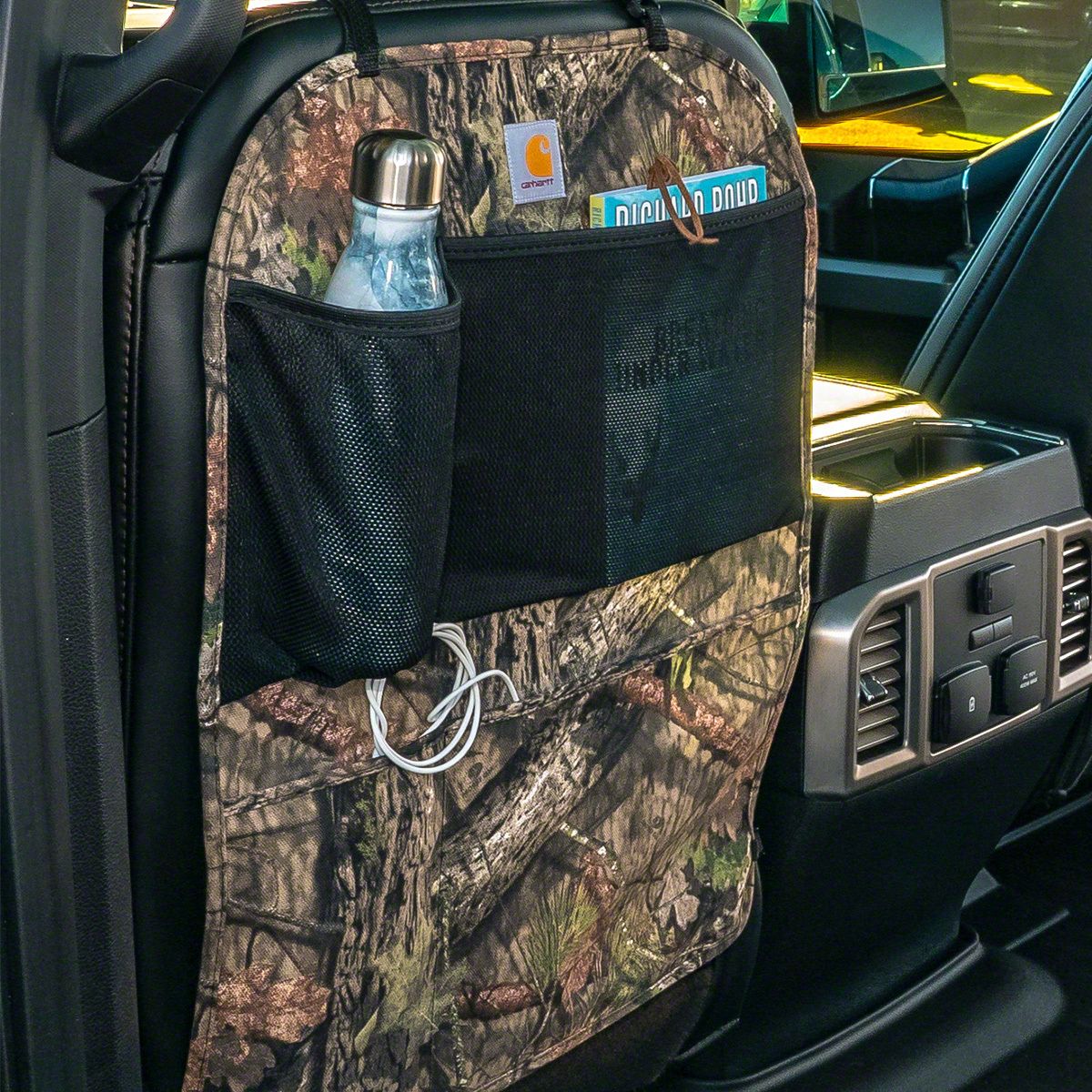 Covercraft Bronco Sport Carhartt Seatback Organizer; Mossy Oak Camo ...