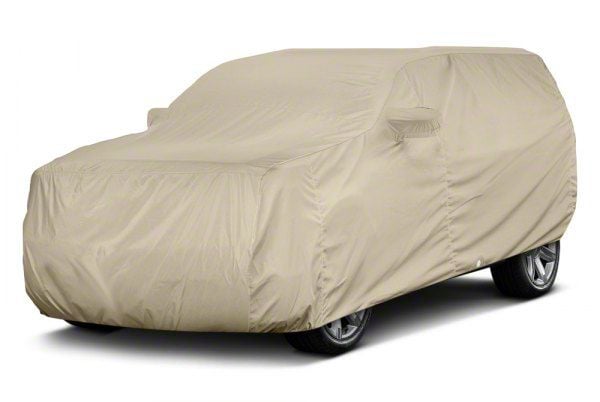 Covercraft Custom Car Covers Jeep Wrangler Flannel Car Cover; Tan ...
