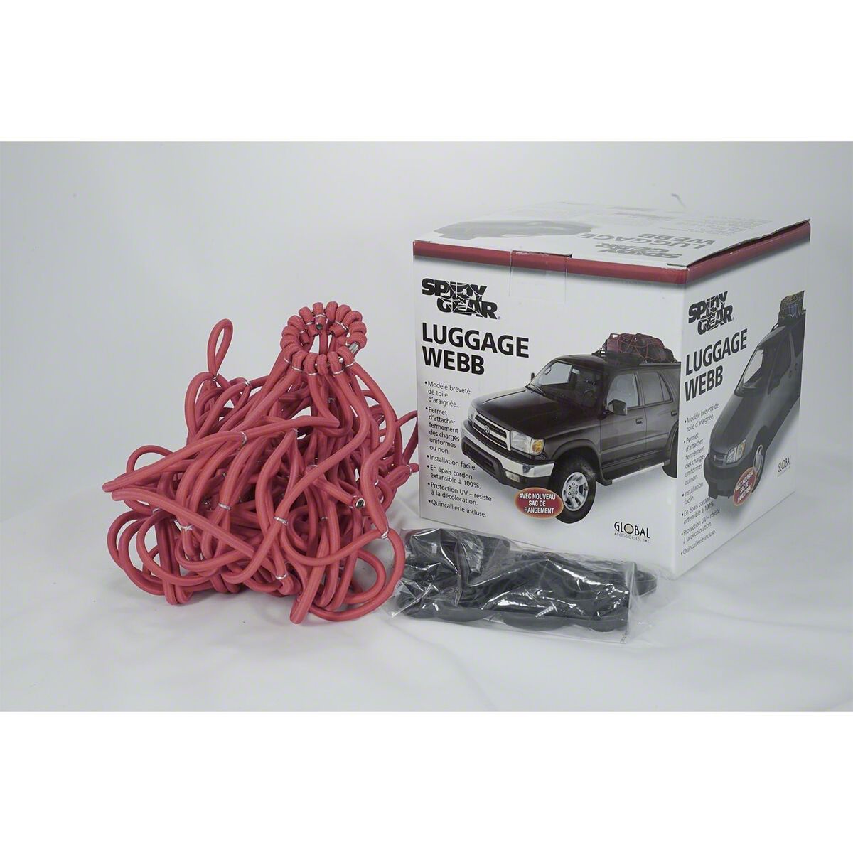 Covercraft Jeep Wrangler Spidy Gear Luggage Webb; Small; Red 80122-06 ...