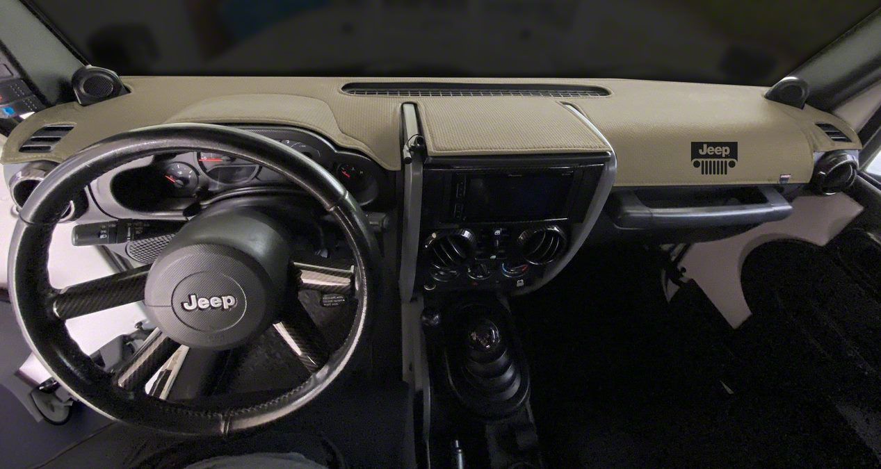 Covercraft Ltd Edition Jeep Wrangler Custom Dash Cover with Jeep Grille ...