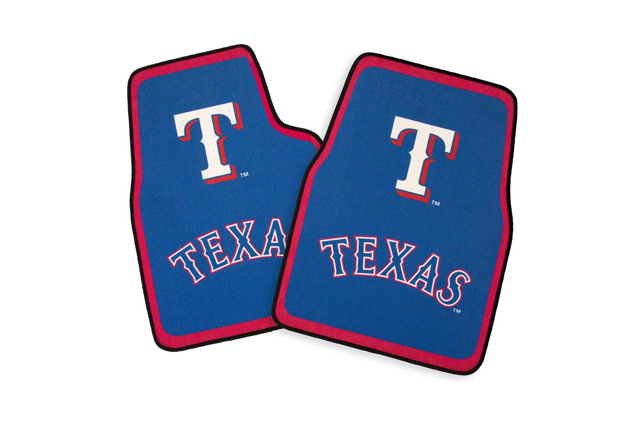 Coverking Jeep Wrangler Printed Floor Mats with Texas Rangers Logo ...