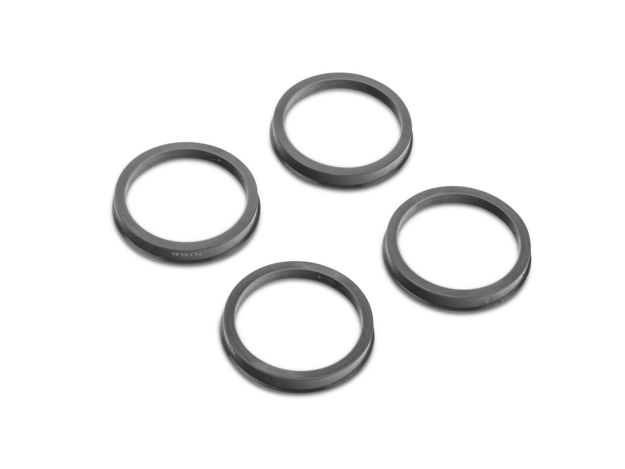 Jeep Wrangler Hub Rings; 74mm/63.40mm (Universal; Some Adaptation May ...