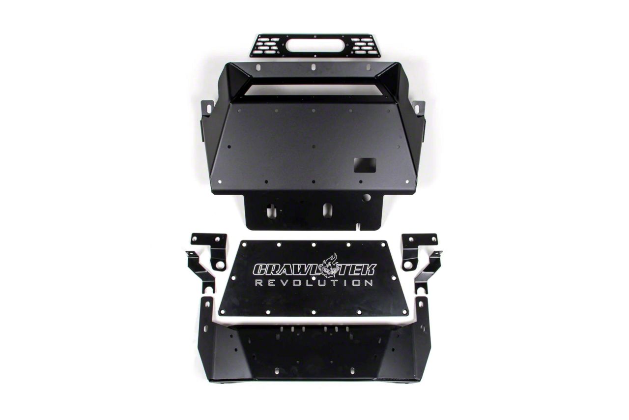 CrawlTek Revolution Bronco Blaze Lower Skid Plate with Winch Mount ...