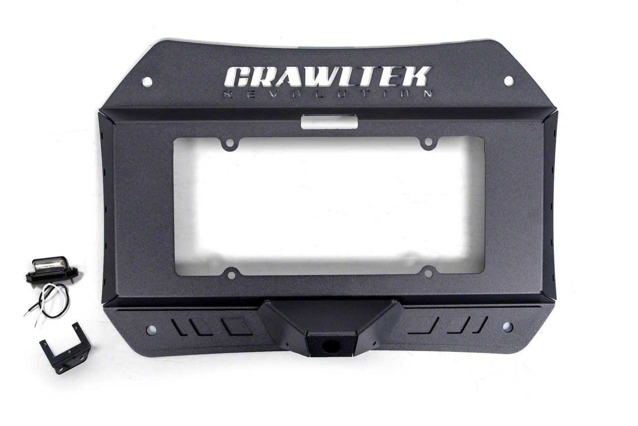 CrawlTek Revolution Jeep Wrangler Tailgate Plate / License Plate ...