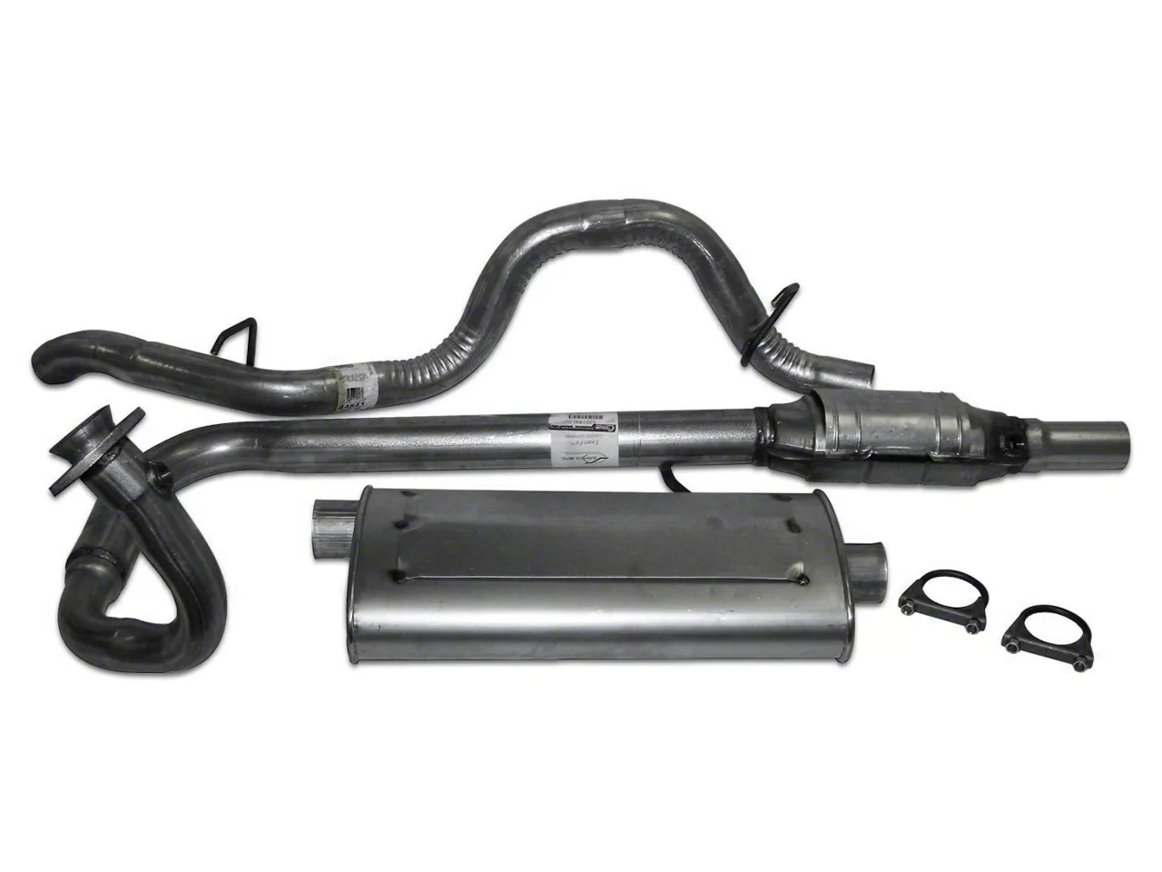Jeep Wrangler Complete OEM Exhaust Kit 97 99 2.5L Jeep Wrangler TJ