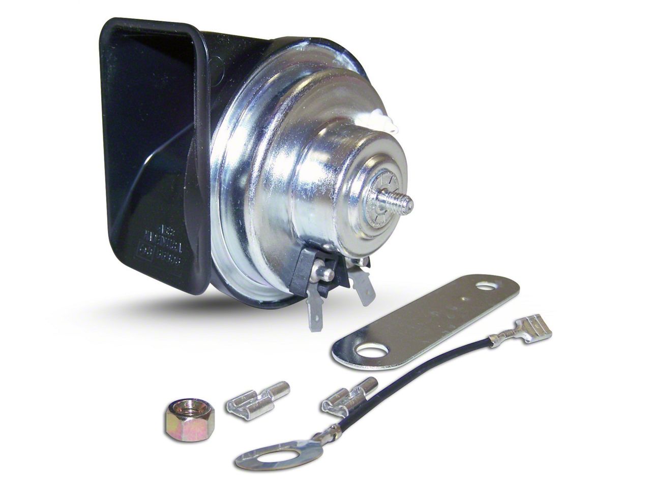 Jeep Wrangler Horn; Low Pitch (87-95 Jeep Wrangler YJ) - Free Shipping