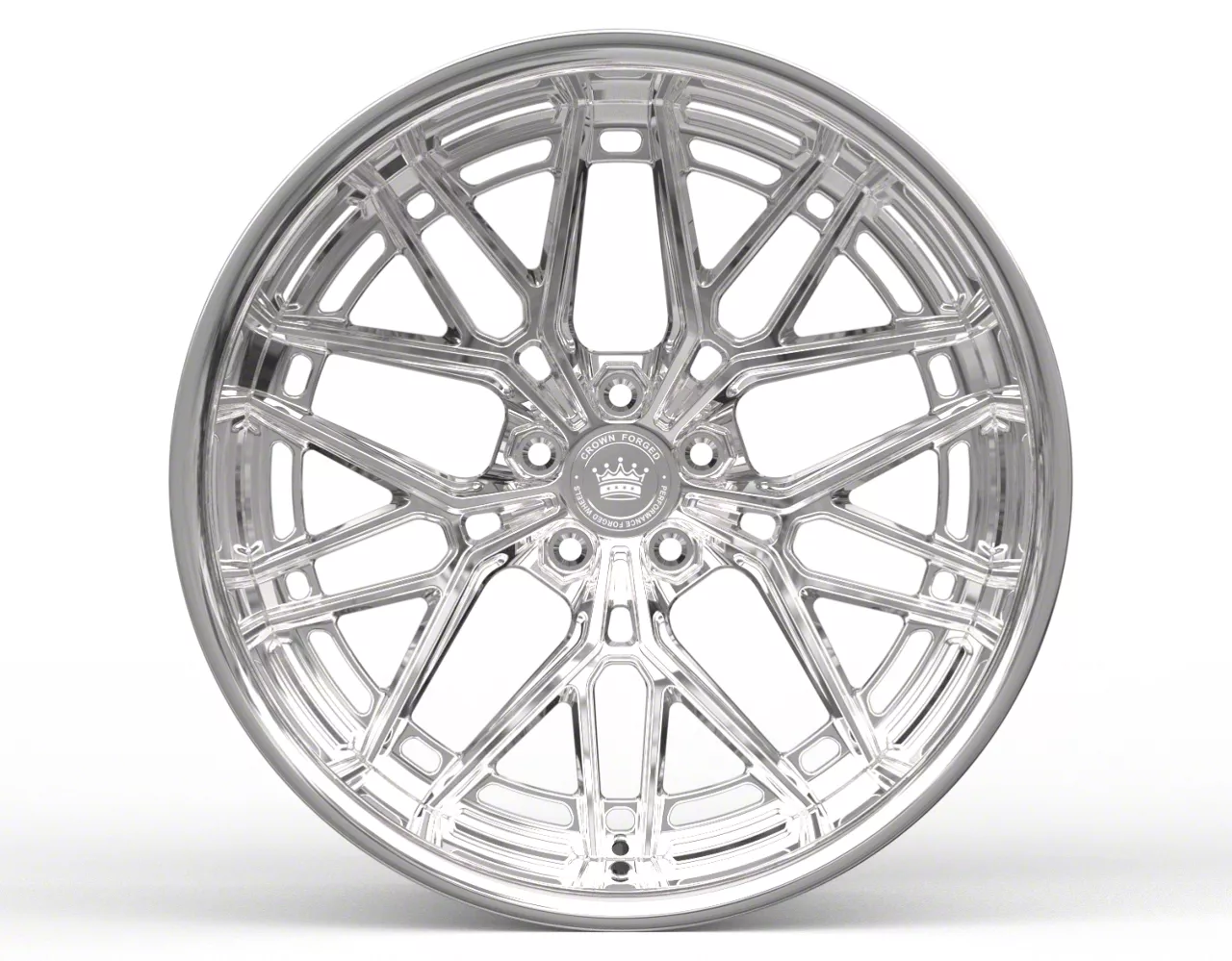 Crown Forged Wheels Titan CF-OR3 Polished 6-Lug Wheel; 20x9; -6mm ...