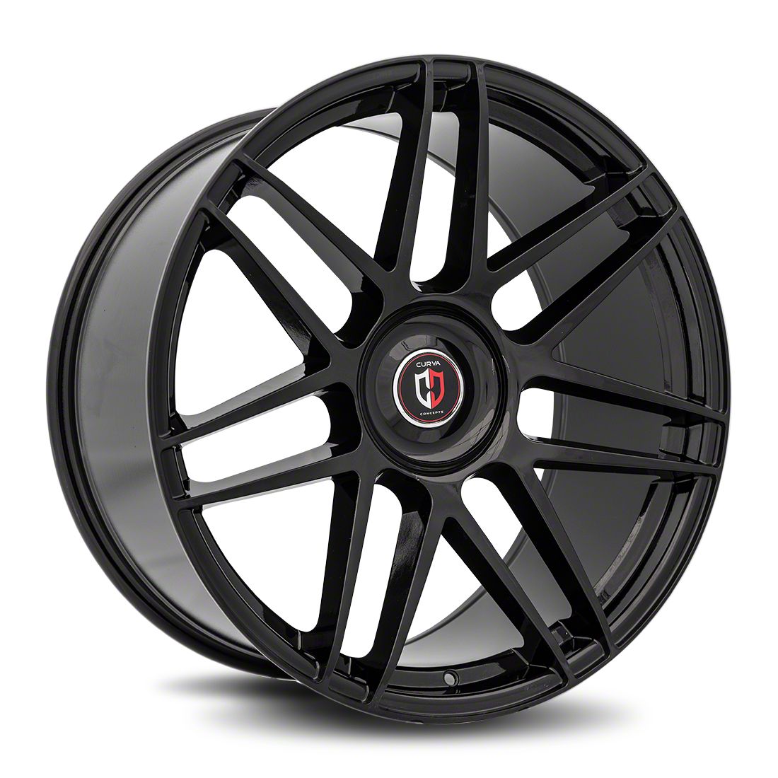 Curva Concepts Jeep Cherokee C300 Gloss Black Wheel; 22x9; 15mm Offset C300-22901141571BLK (84 ...