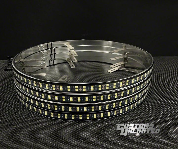 Customs Unlimited Tacoma Double Row Pure White Wheel Lights CU-251 ...