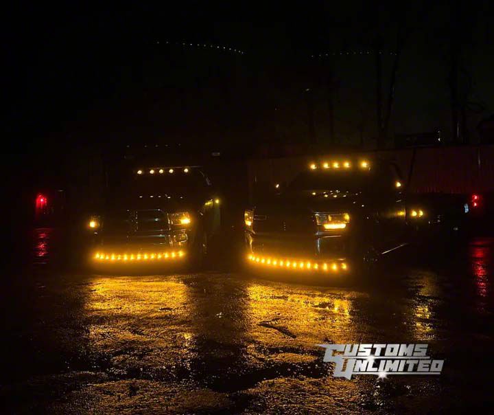 Customs Unlimited Tacoma Valance Light Kit without Drill Template; 15 ...