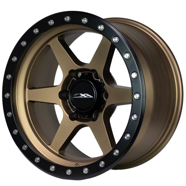 CXA Off Road Wheels Bronco TR2 SENTRY 6 Texture Bronze with Black Ring ...