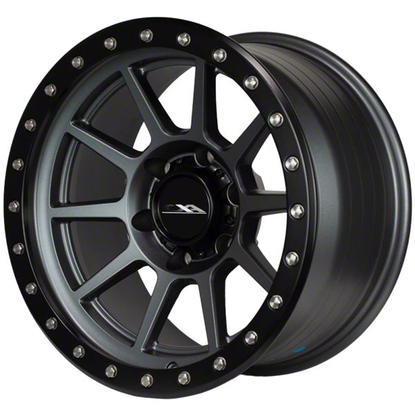 CXA Off Road Wheels Bronco TR4 SPRINT Anthracite with Black Ring 6-Lug ...