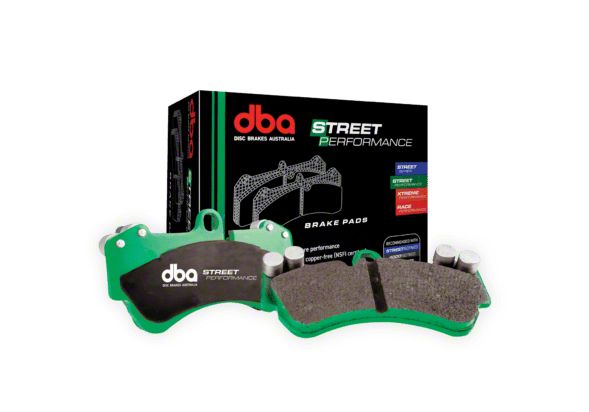 DBA Jeep Grand Cherokee Street Performance Semi-Metallic Carbon Fiber Brake Pads; Rear Pair ...