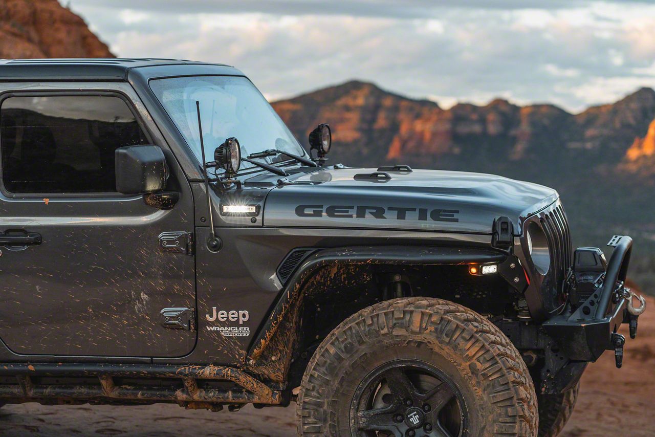 EGR Jeep Wrangler VSL Vehicle Side Lights; Granite Crystal 197 (18-26 ...