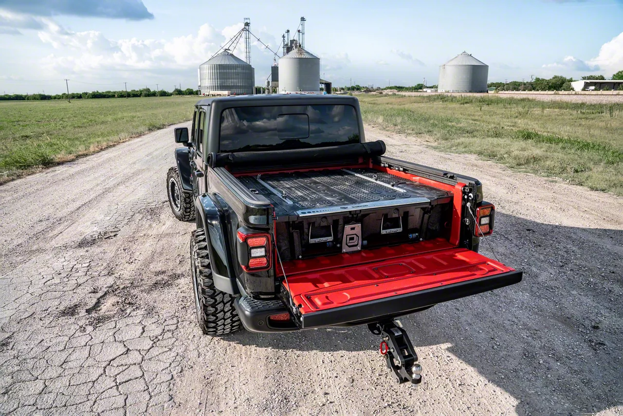 DECKED Jeep Gladiator Truck Bed Drawer System YJ1 (20-24 Jeep Gladiator ...