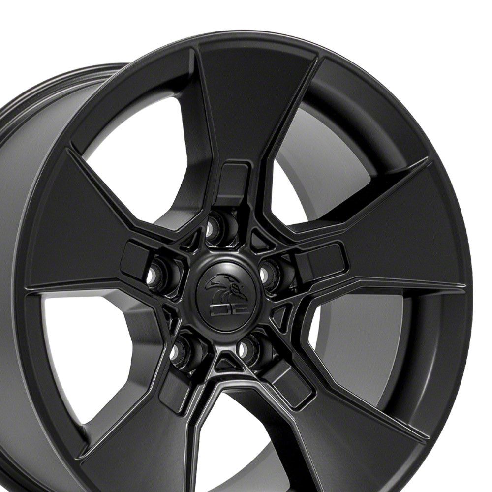 Defiant Wheels Jeep Wrangler DF02 Satin Black Wheel; 17x8.5; 12mm ...