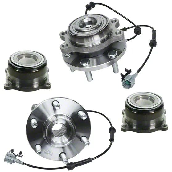 Frontier Wheel Hub Assemblies with Rear Wheel Bearing Modules; Front ...