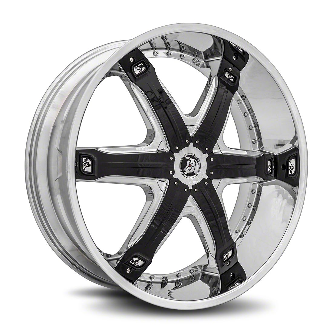 Diablo Wheels Titan Fury Chrome 6-Lug Wheel; 26x10; 30mm Offset FUR ...