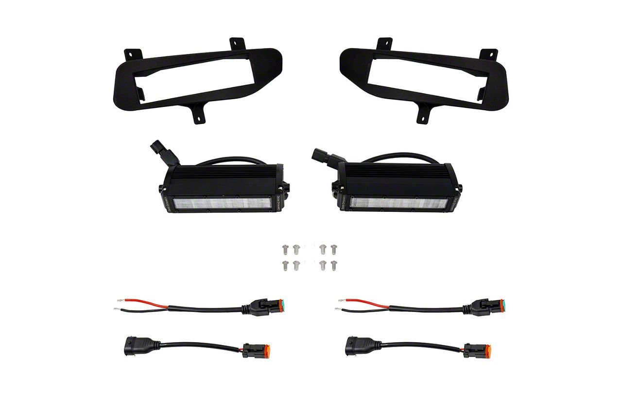 Diode Dynamics Frontier SS6 LED Fog Light Kit; White SAE Fog DD7977 (22 ...