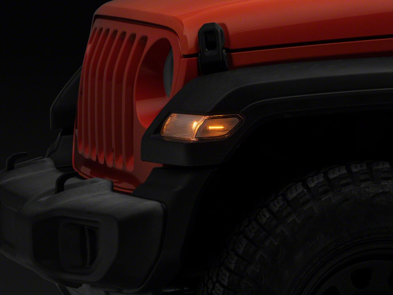 Diode Dynamics Jeep Gladiator LED Front Side Marker Lights; Clear ...