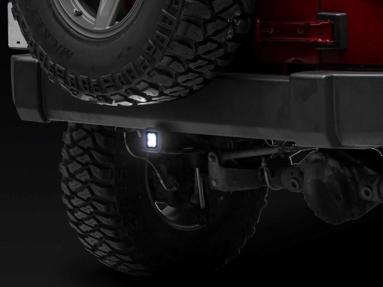 Diode Dynamics Jeep Wrangler C1 Sport Hitch Mount LED Pod Reverse Kit ...