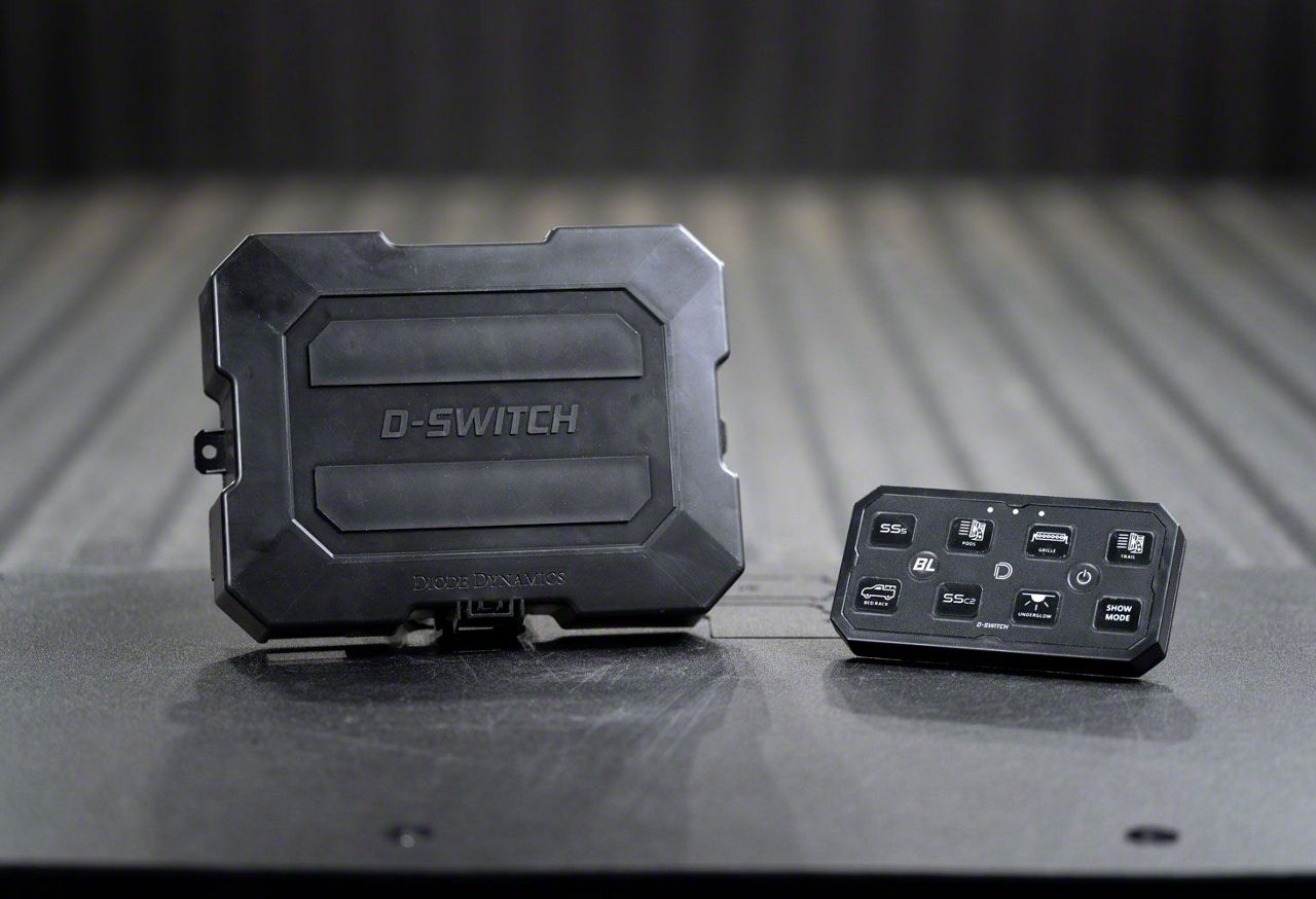 Diode Dynamics Jeep Wrangler D-Switch 8-Channel Switch Panel DD8373 ...
