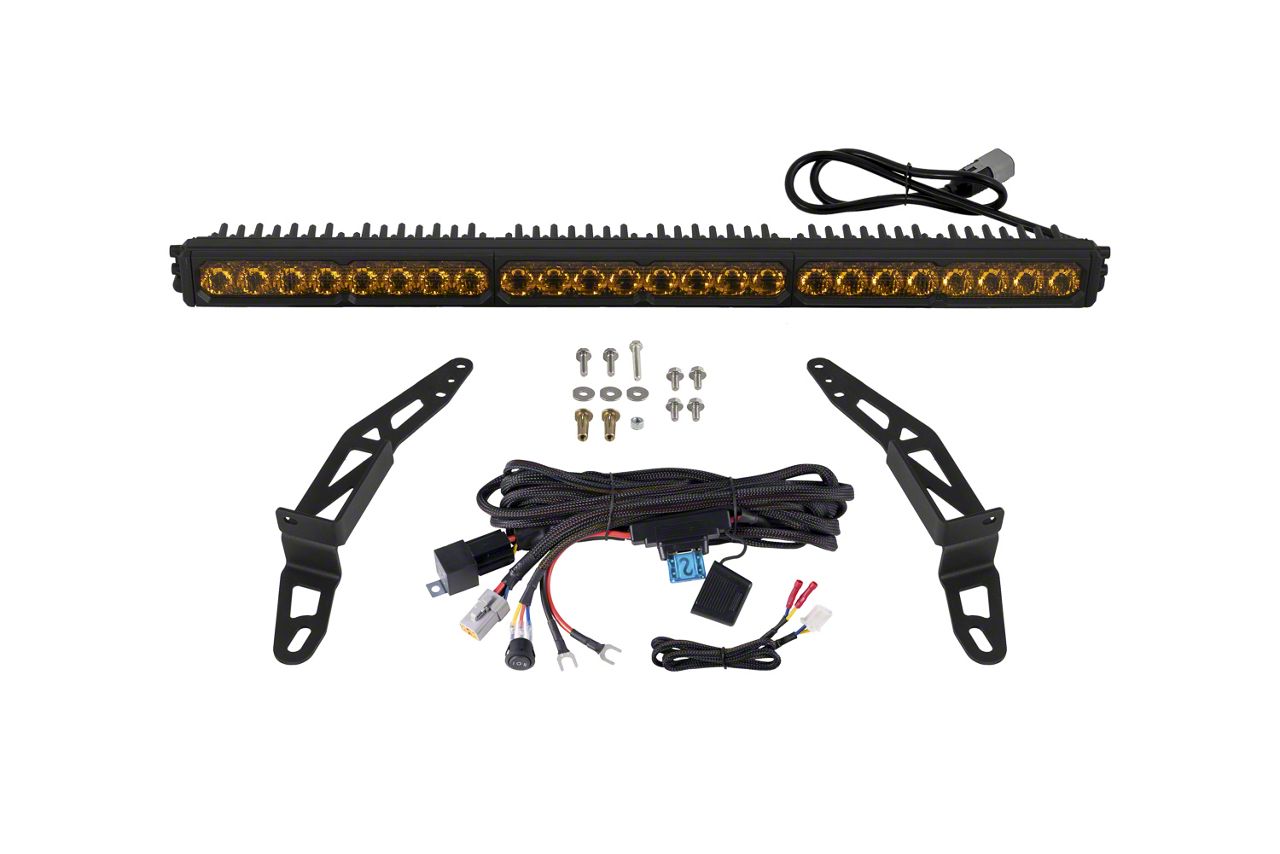 Diode Dynamics Jeep Wrangler SS30 Sport Bumper LED Light Bar Kit ...