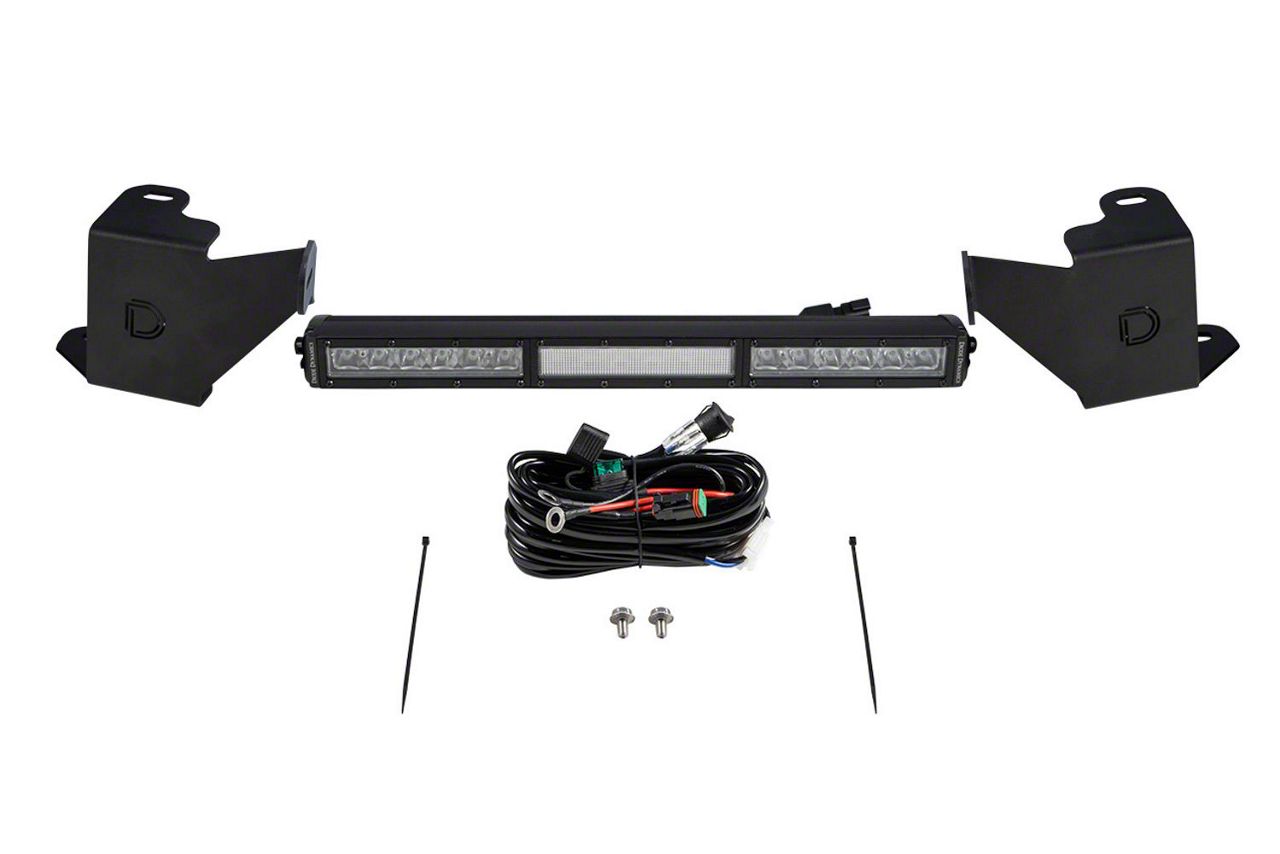 Diode Dynamics Tundra SS18 Front Bumper Mount LED Light Kit; White ...