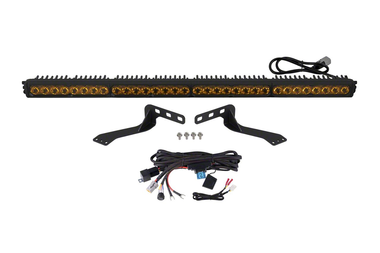 Diode Dynamics Tundra SS40 Sport Stealth Light Bar Kit; Yellow Combo ...
